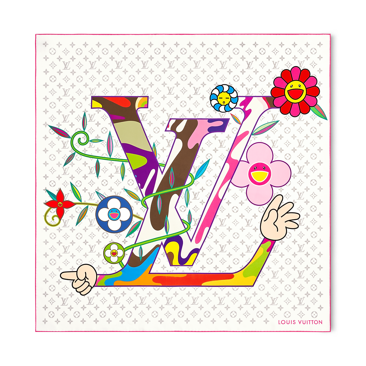 LV x TM Monogram Superflat Square 90 . - Accessories | LOUIS VUITTON